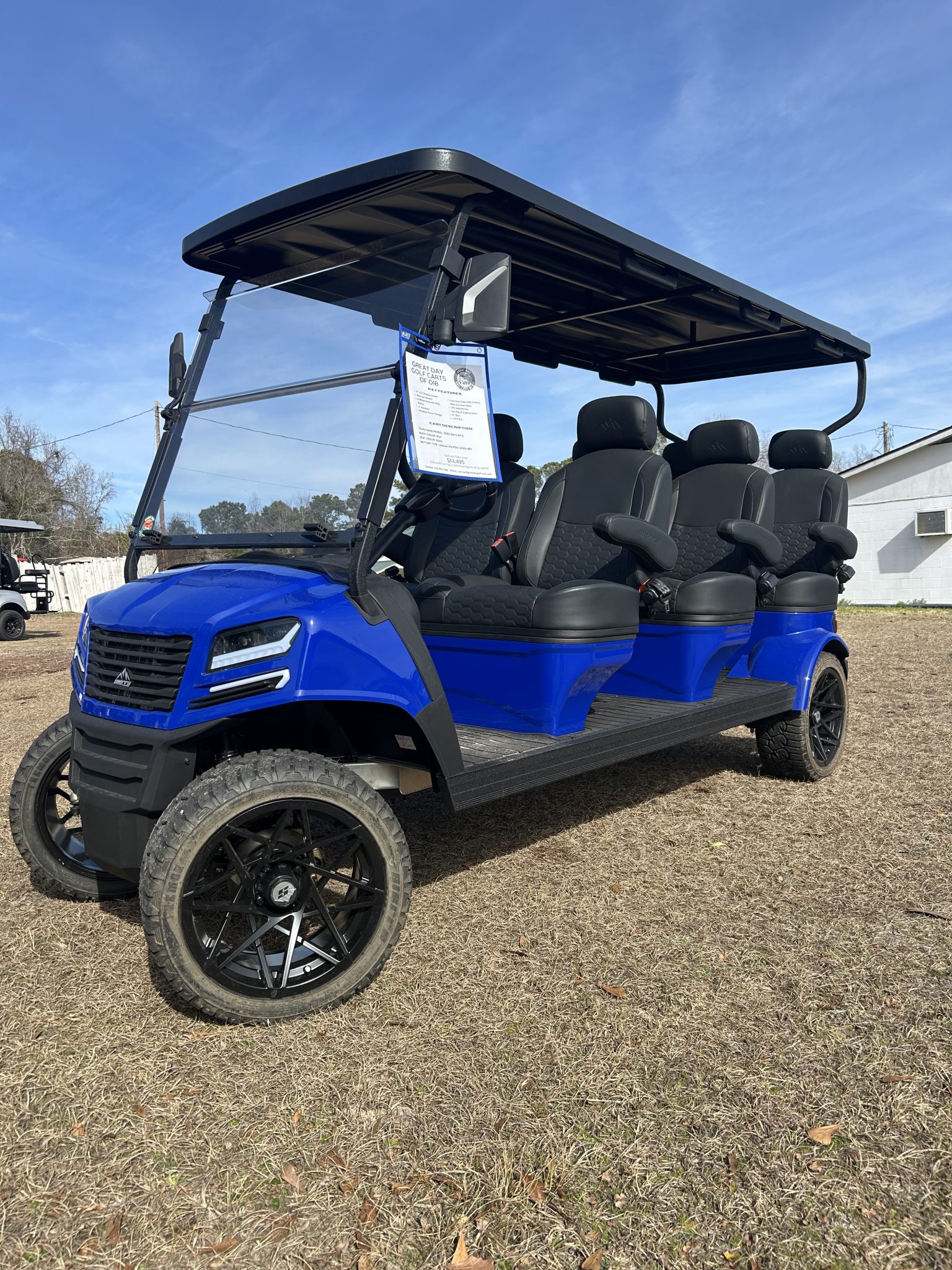 2026 Denago Rover XL Orange - Great Day Golf Carts